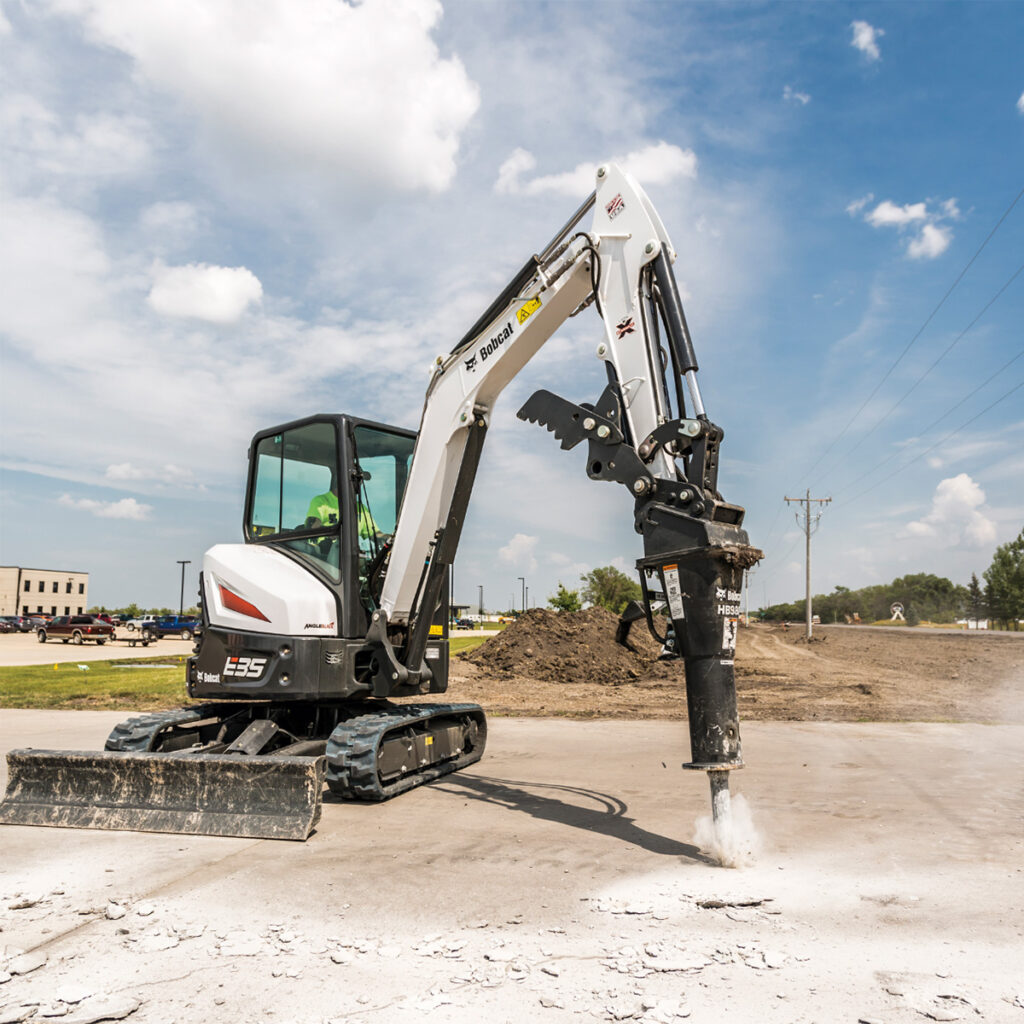 Bobcat Hydraulic Breaker Attachment Rental